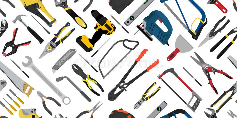 Building Tools Seamless Pattern Stock Illustrations – 1,291 Building Tools Seamless Pattern ...