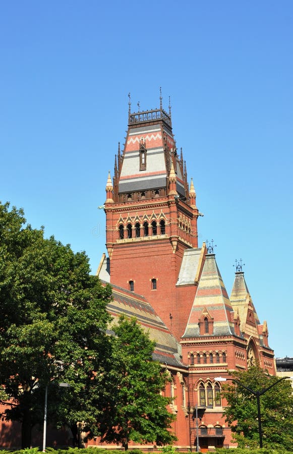 Building of the Harvard University. Stock Image - Image of facade ...