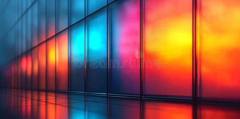 A Building that Has Many Windows, and a Single Window with a Yellow ...