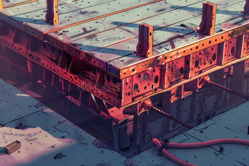 A Building with Heavy Rust on Its Exterior. Suitable for Industrial and ...