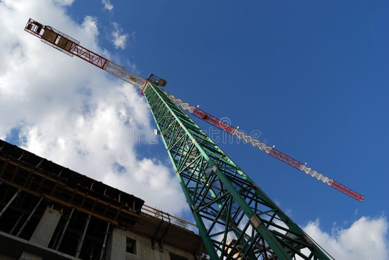 Rising building blocks stock image. Image of grow, colour - 12847529