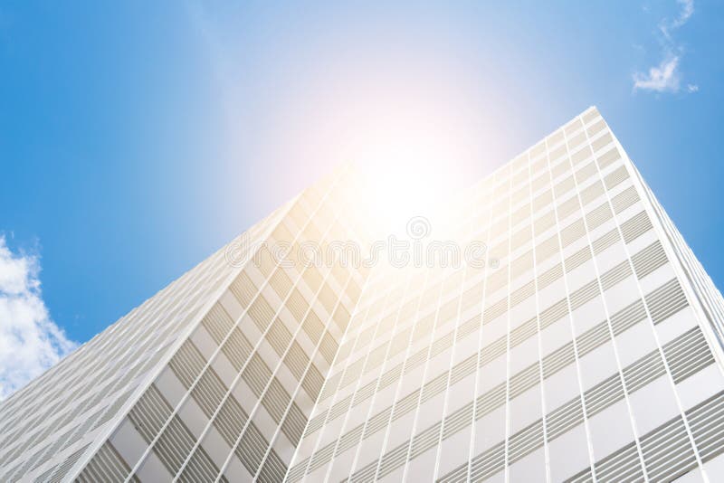 Building High and Having the Sunlight Stock Image - Image of buildings ...