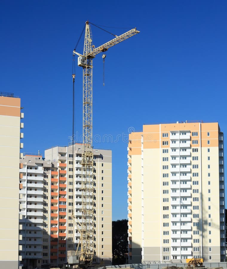 Building High-rise Prefabricated House Stock Image - Image of design ...