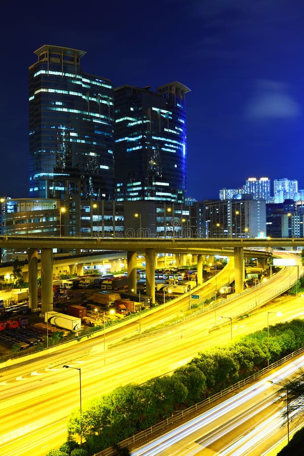 Building with highway stock photo. Image of exposure - 32731786