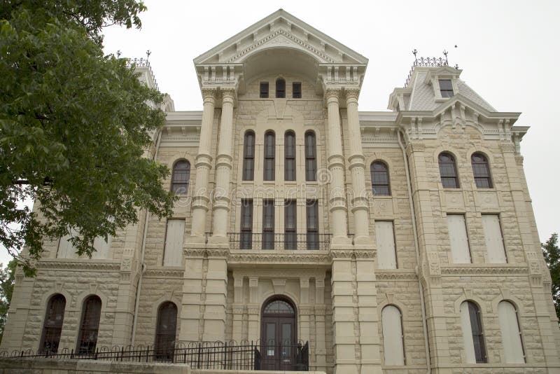 Building Hill County Courthouse in TX Stock Photo - Image of texas ...