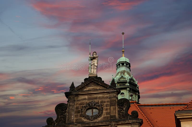 Building in the Historic Centerof Dresden (landmarks), Germany Stock ...