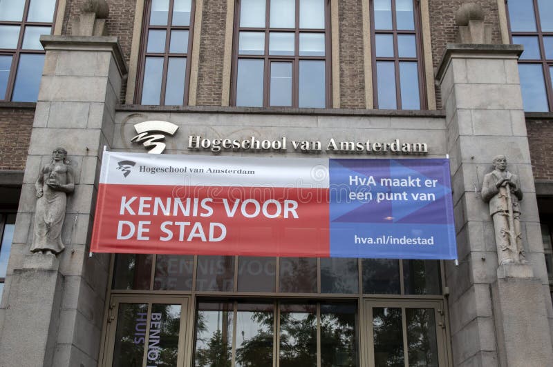 Building Hogeschool Van Amsterdam Benno Premselahuis at Amsterdam the ...