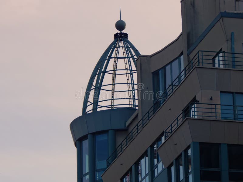 Building with Hollow Structure with Pointed Design Editorial Stock ...