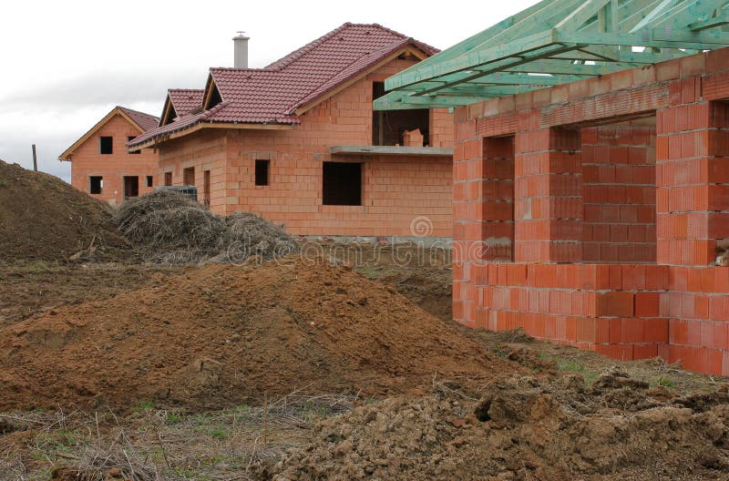 New House Foundation stock photo. Image of hole, pouring - 640954