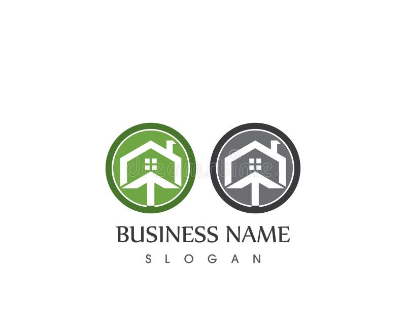 Building Home Logo Vector Template Stock Vector - Illustration of ...