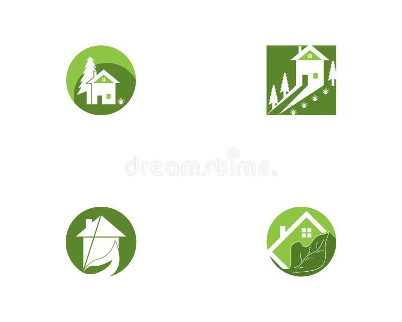Building Home Nature Icon Vector Illustration Stock Vector ...