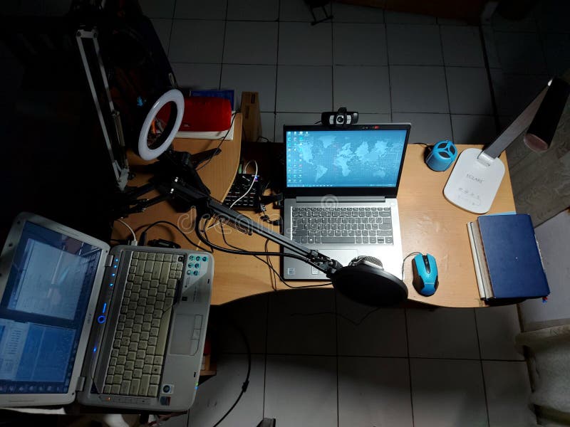 Building a Home Streaming Studio Editorial Photo - Image of building ...