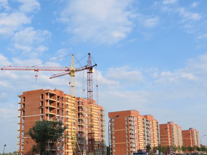 Building house stock image. Image of cranes, house, artistic - 26023179