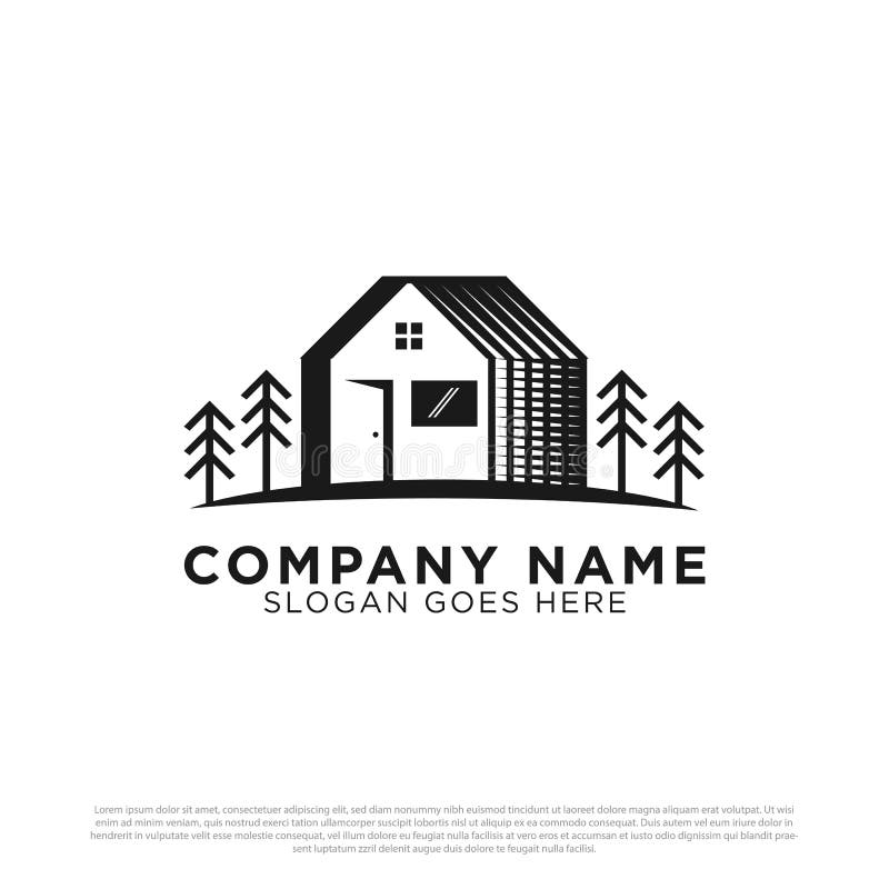 Wood Rustic Logo Landscape Stock Illustrations – 1,180 Wood Rustic Logo ...