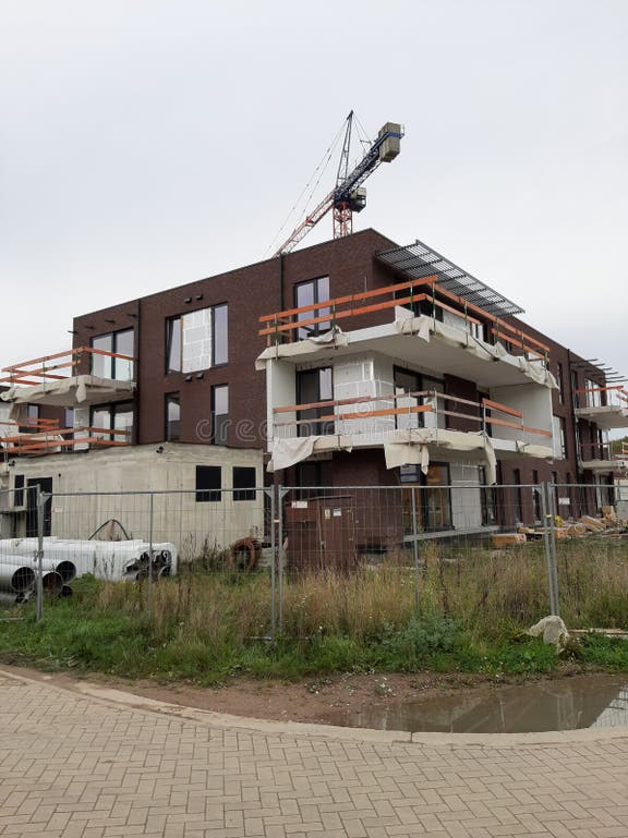 Building a House Out of Bricks Stock Image - Image of equipment ...