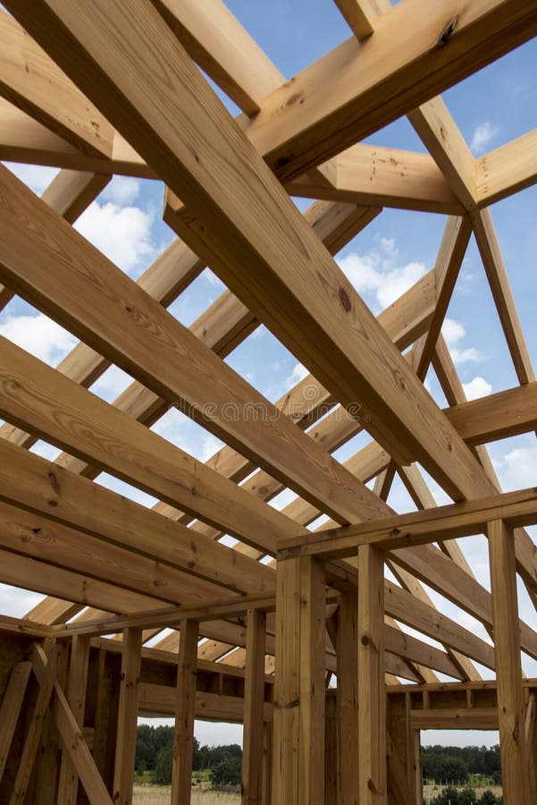 Building a House in Skeleton Technology Stock Image - Image of skeleton ...