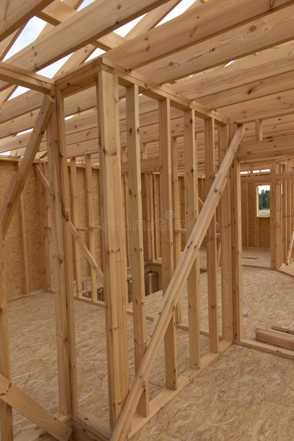 Building a House in Skeleton Technology Stock Image - Image of ladder ...