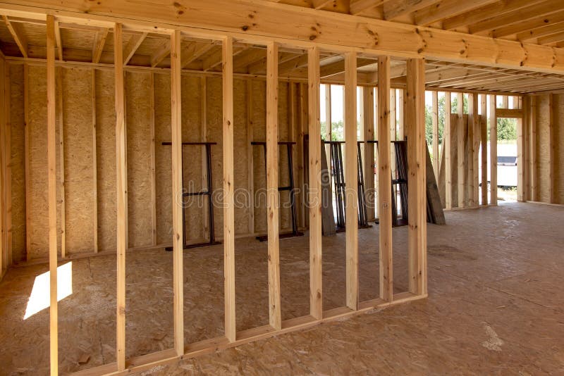 Building a House in Skeleton Technology Stock Photo - Image of walls ...