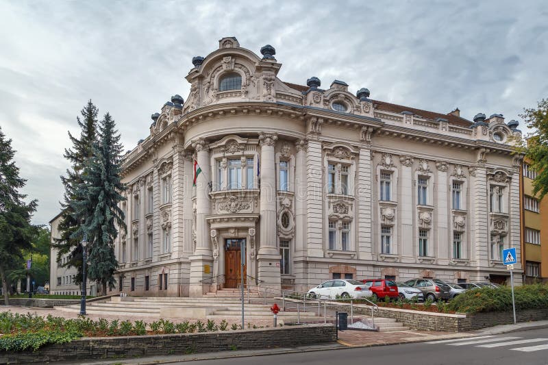 Building of Hungarian State Treasury, Eger Stock Photo - Image of ...