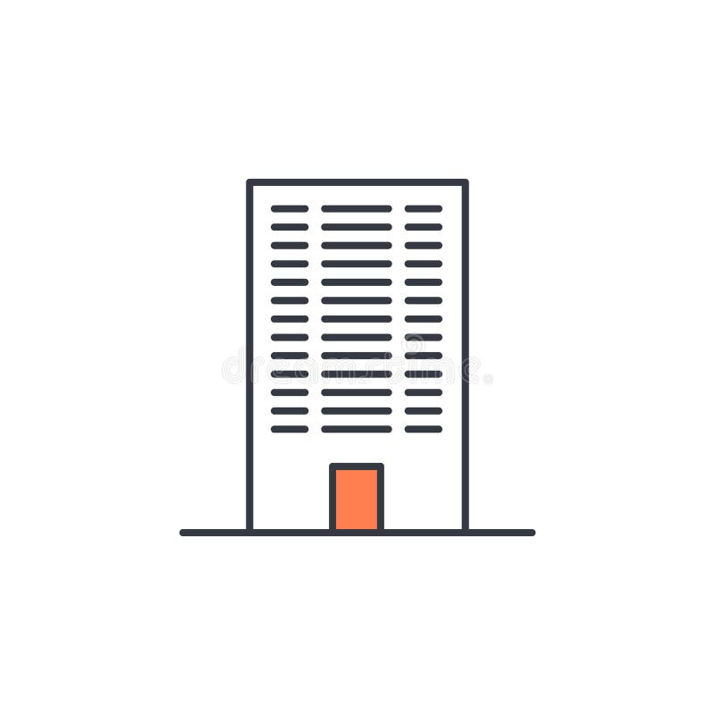 Building Icon. Element of Web Icon with One Color for Mobile Concept ...