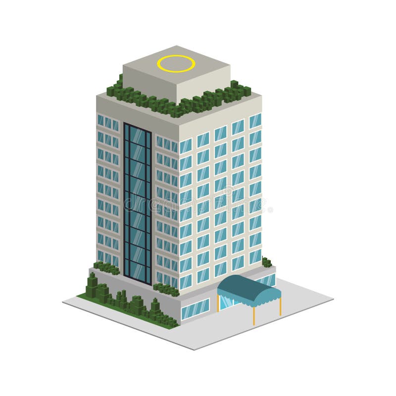 Building Icon. Hotel Design. Vector Graphic Stock Vector - Illustration ...