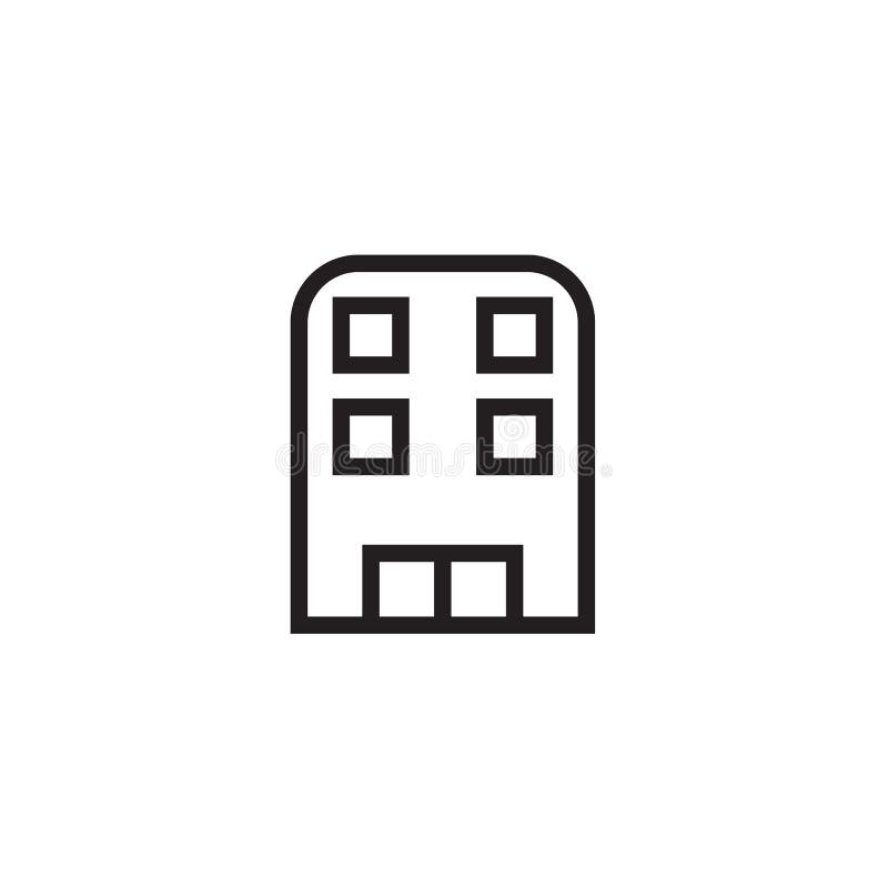 Building Icon Minimal Style Icon Vector Eps10 . Stock Vector ...