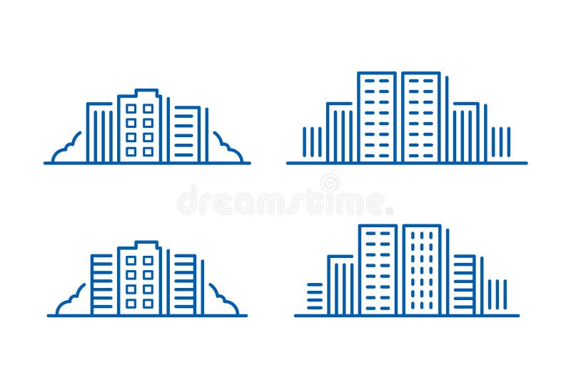 Building icon, vector stock vector. Illustration of draw - 56944719