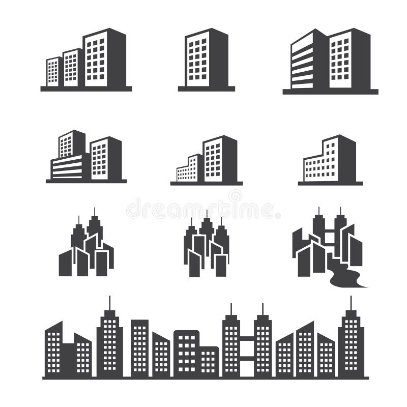 School building icon stock vector. Illustration of exterior - 47761014