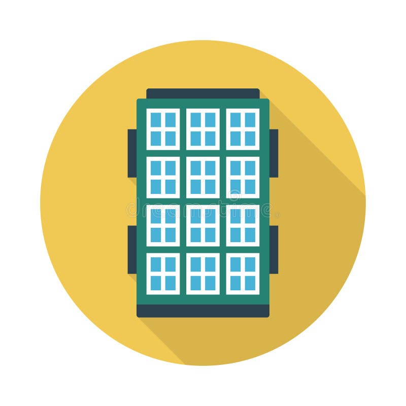 Building Vector Color Flat Icon Stock Vector - Illustration of ...