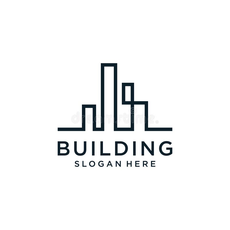 Building Idea Vector Logo Design Template. Real Estate Logo Vector ...