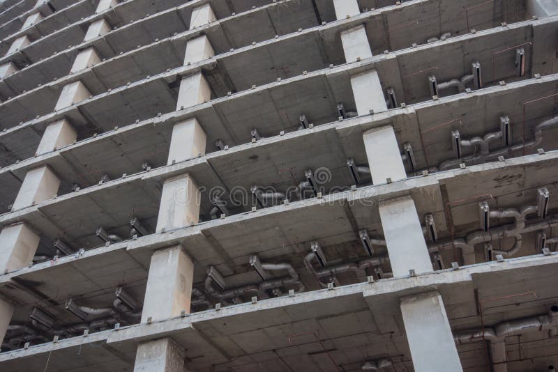 Building Incomplete, Close Up Stock Photo - Image of office ...