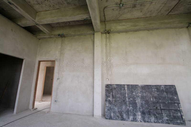 Building Inside Under Construction Stock Image - Image of architecture ...