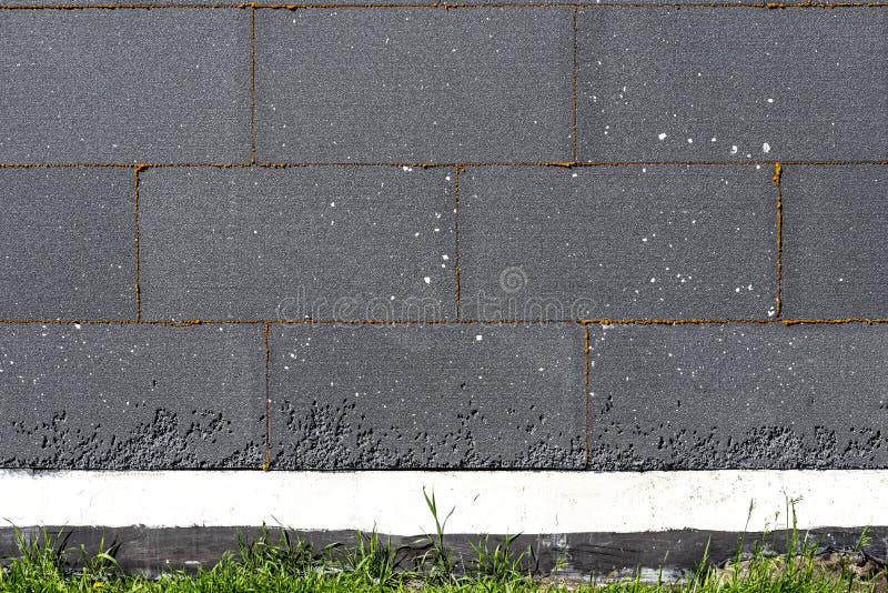 Building Insulation is Made of Graphite Polystyrene, between the ...