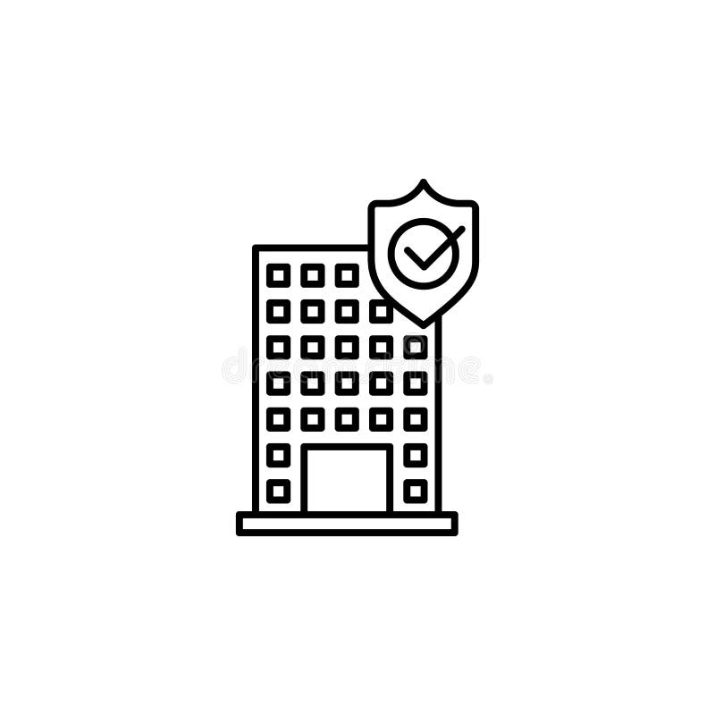 Building Insurance Icon. Trendy Flat Vector Building Insurance I Stock ...
