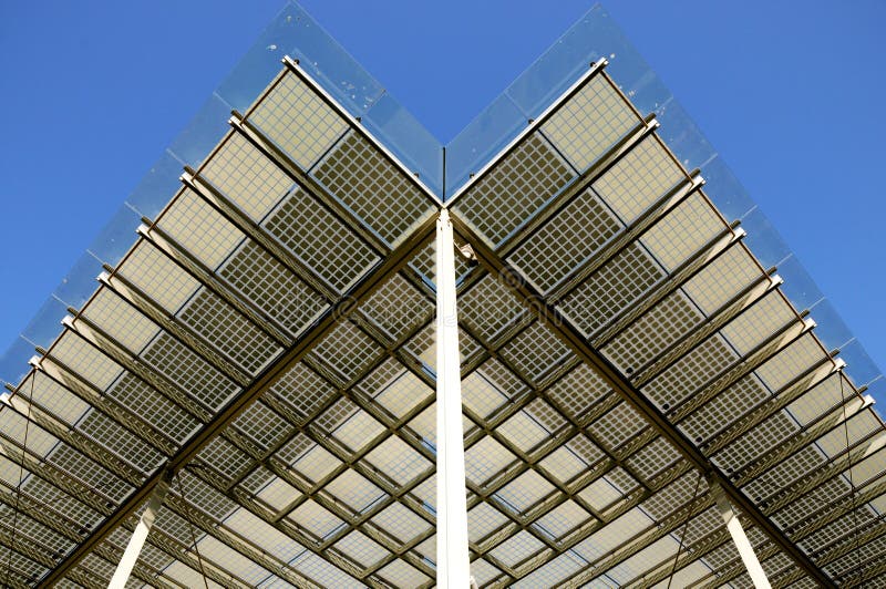 Building Integrated Photovoltaics Stock Image - Image of panel, power ...