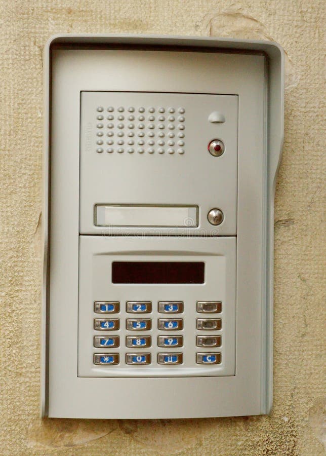 Building intercom stock photo. Image of intercom, wall - 40123422