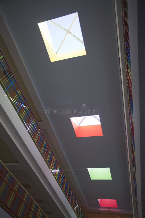 Building Interior and Windows Stock Image - Image of glass, roof: 24139115