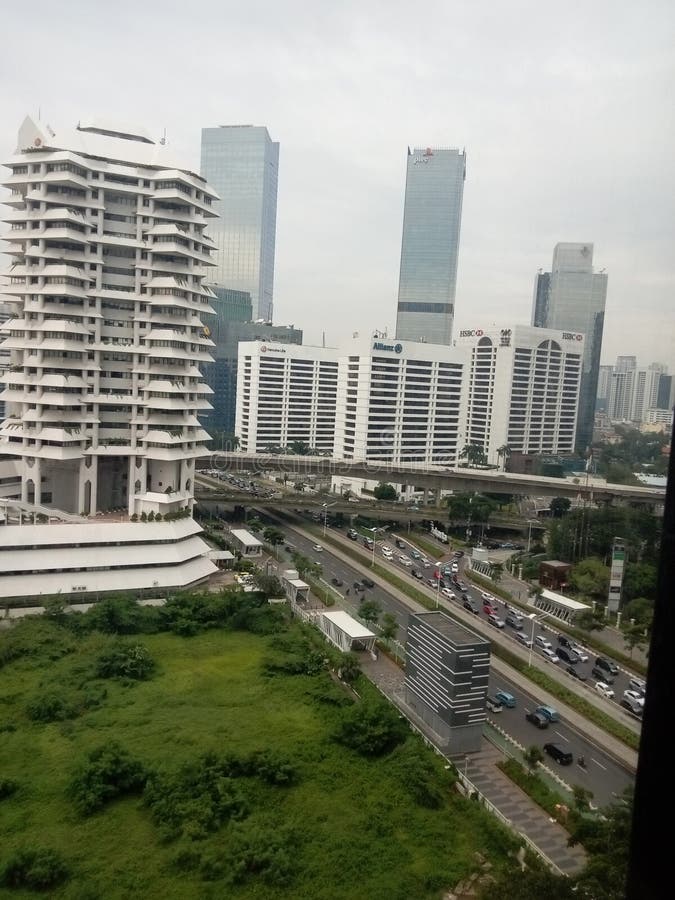 Building Intiland in Jakarta Editorial Stock Image - Image of skyline ...