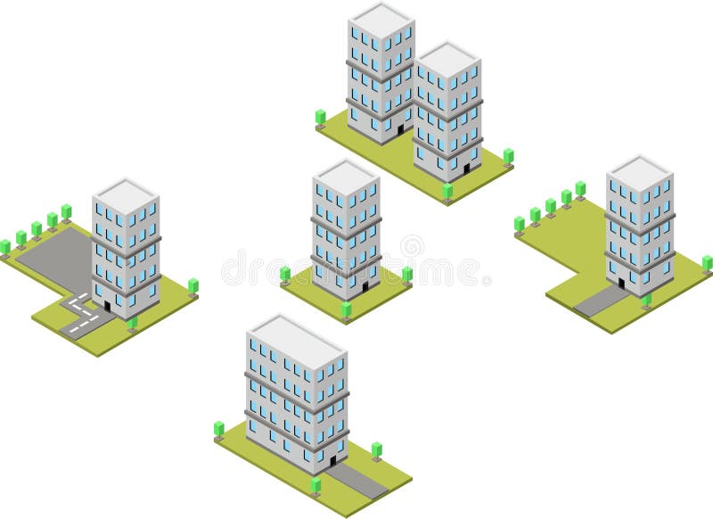 Building Isometric Illustration, Vector Illustration Stock Vector ... Building Isometric Illustration, Vector Illustration Stock Vector ...