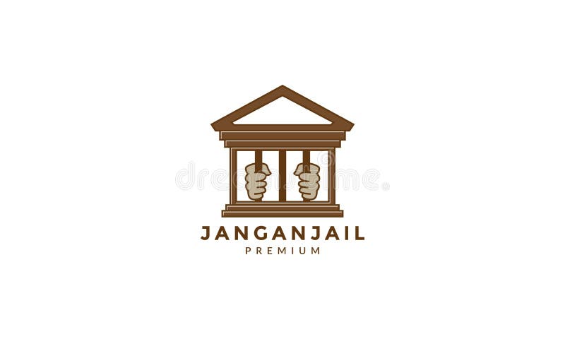 Building of Jail or Prison Logo Icon Vector Illustration Design Stock ...