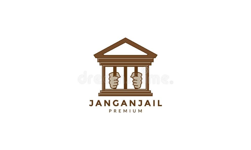 Building of Jail or Prison Logo Icon Vector Illustration Design Stock ...