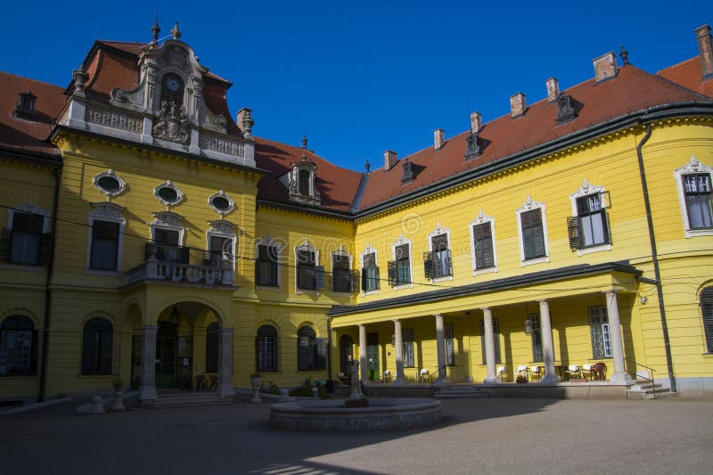 Building of the Karolyi Castle in Nagymagocs Editorial Photo - Image of ...