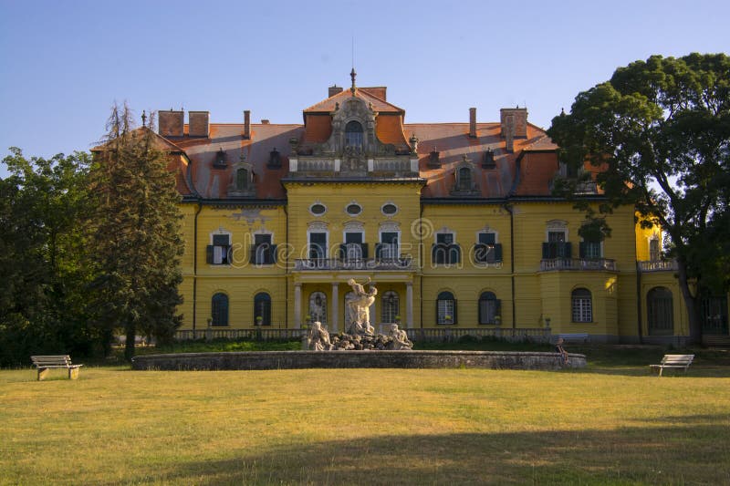 Building of the Karolyi Castle in Nagymagocs Editorial Image - Image of ...