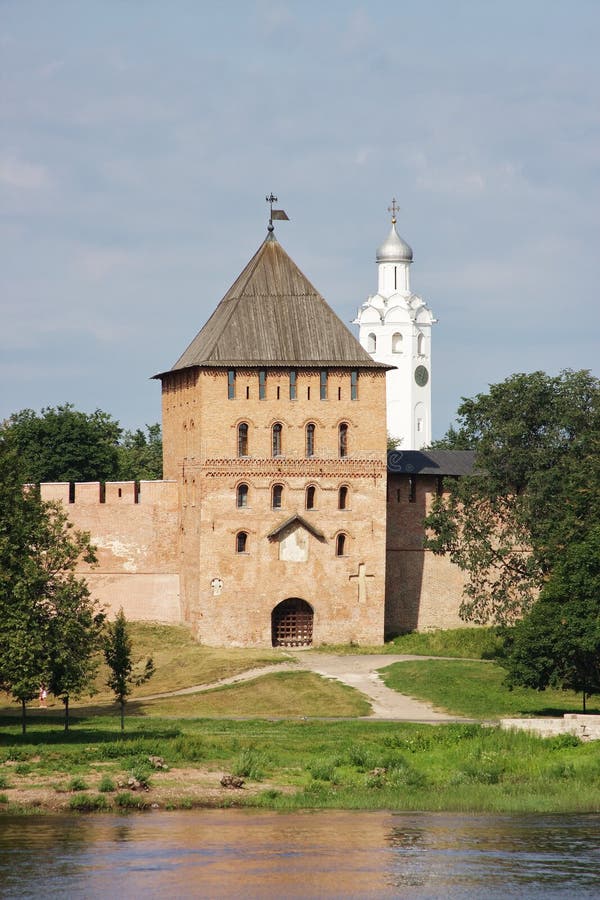 Building of Kremlin is in City Great Novgorod Stock Photo - Image of ...