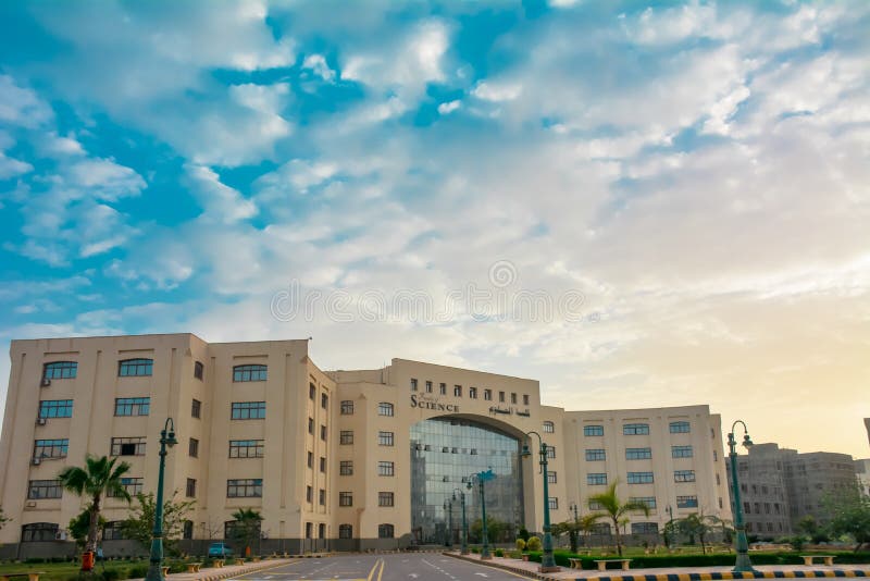 Building Landscape View with Blue Sky Stock Image - Image of buildings ...