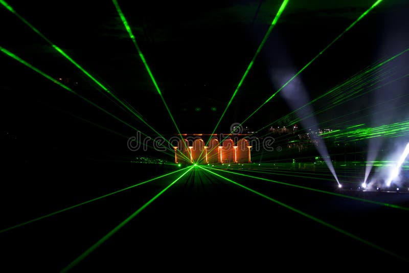 Building laser beams stock image. Image of color, celebration - 25365537