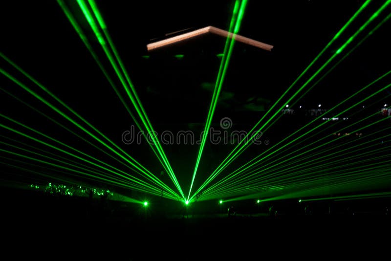 Building laser beams stock image. Image of show, glow - 24918759