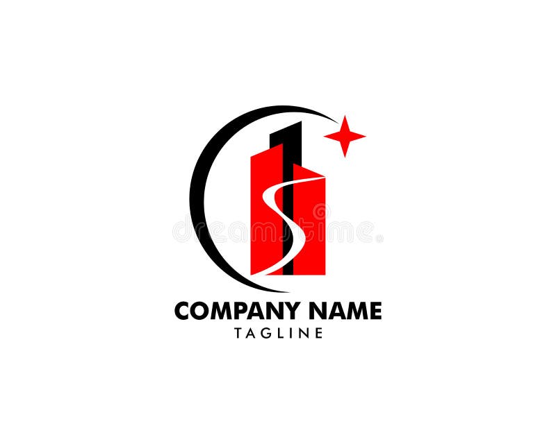 Set of Building with Letter S Logo Design Stock Vector - Illustration ...