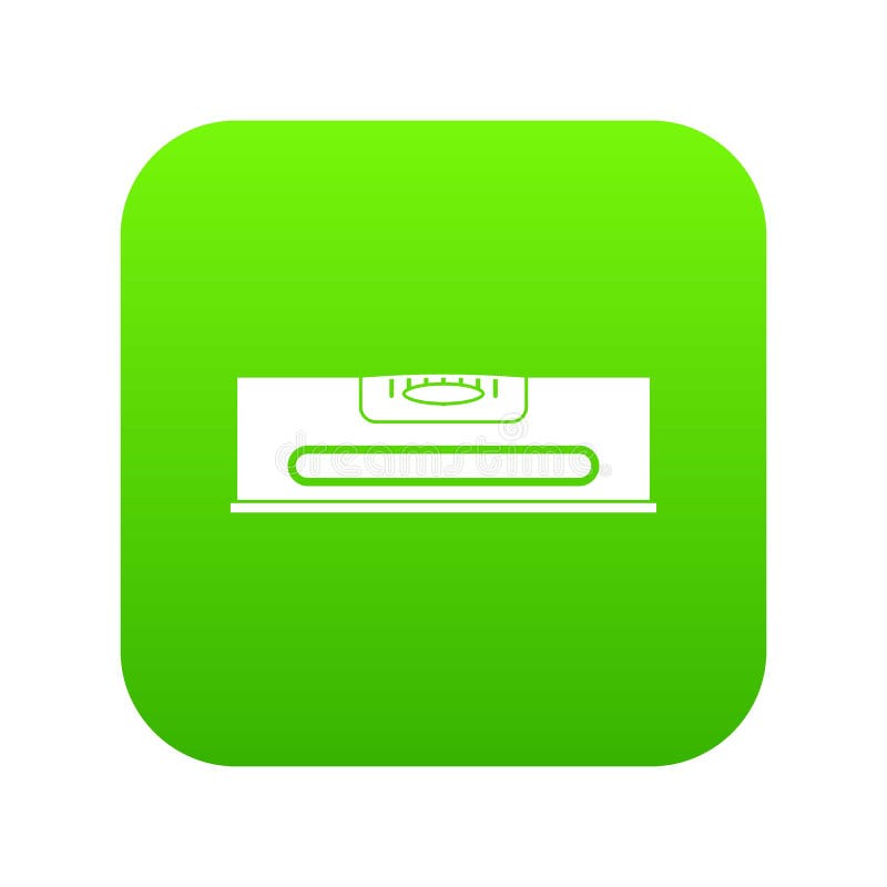 Building Level Icon Digital Green Stock Vector - Illustration of ...