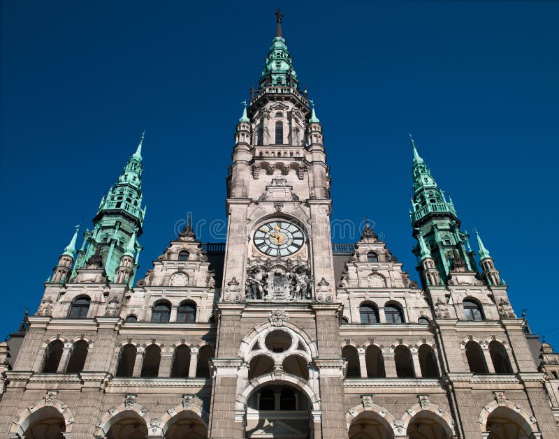Jested, Czech Republic - October 06, 2012: Green Cabin of Cableway ...